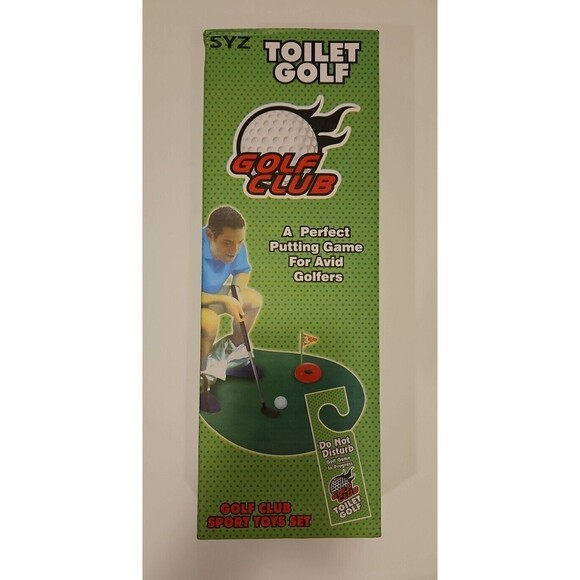 Toilet Golf | Accessories | Toilet Golf Potty Putter Golf Club New Fun ...